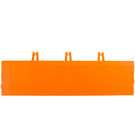 12" Quix Interlocking Floor Tile Bevel - Fire Orange – Quix ...